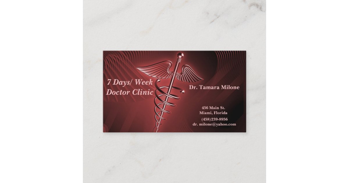 Doctor Business Card | Zazzle.com