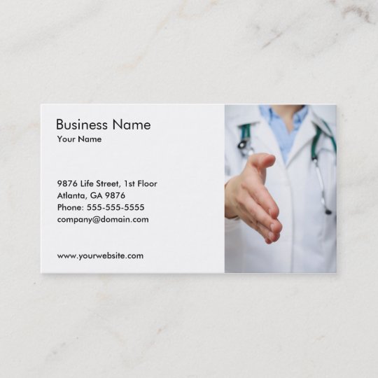 Doctor Business Card Template | Zazzle.com