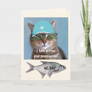Funny Cat Get Well Cards - Well Wishes Cards | Zazzle