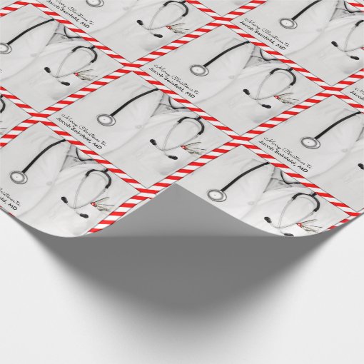 Doctor Christmas Wrapping Paper | Zazzle
