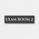 Doctor Doctor's Exam Room Office Door Sign Black | Zazzle