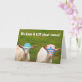 Doctor Goats Cancer Support Card | Zazzle