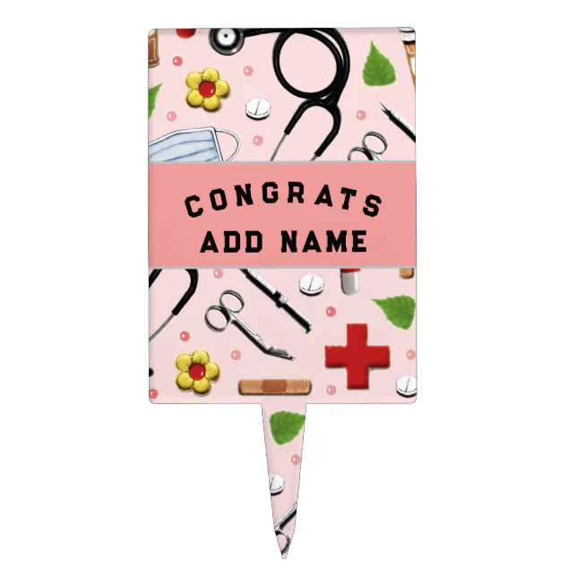 Doctor graduation cake topper | Zazzle