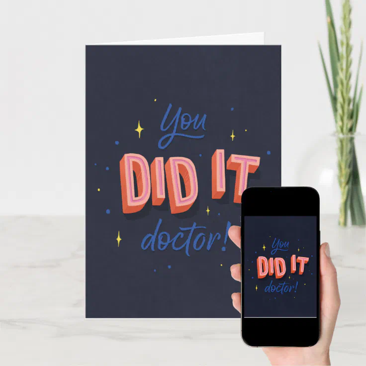 Doctor Graduation Congratulations Card | Zazzle