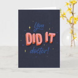 Doctor Graduation Congratulations Card | Zazzle