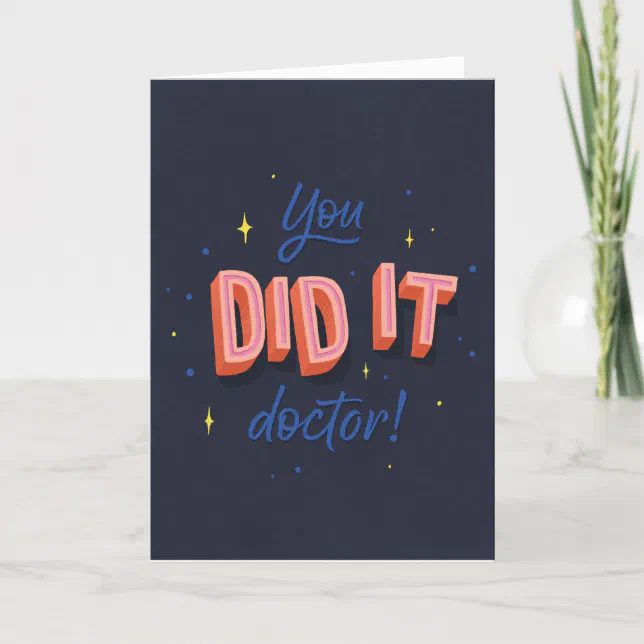 Doctor Graduation Congratulations Card | Zazzle