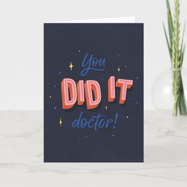 Doctor Graduation Congratulations Card | Zazzle