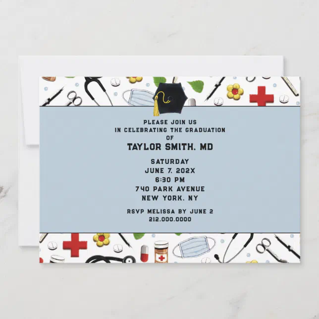 Doctor Graduation Party Invitation | Zazzle