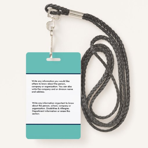 Doctor ID Identification Card Custom Name Photo Badge | Zazzle