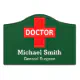 Doctor Logo Personalized Name Door Sign | Zazzle