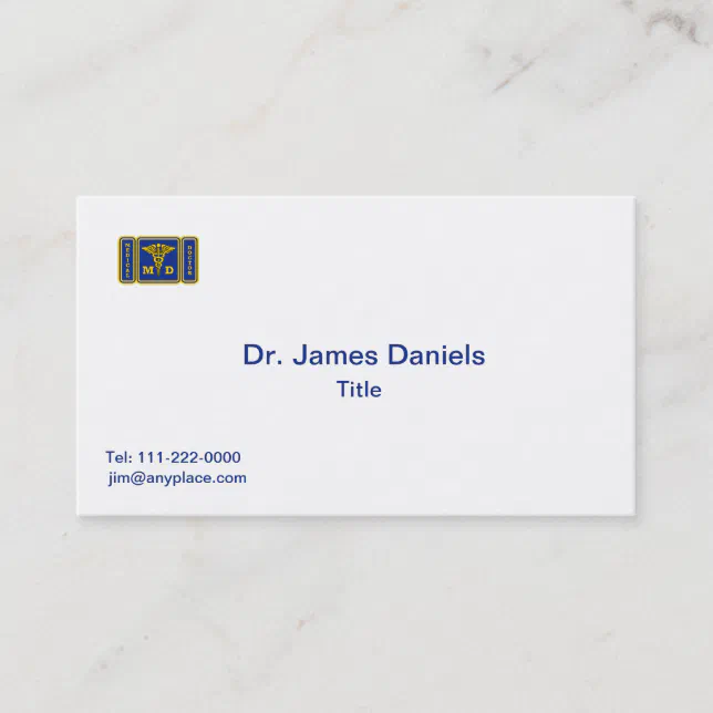 Doctor MD Business Card | Zazzle