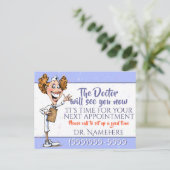 Doctor Medical Appointment Reminder Customizable Postcard | Zazzle