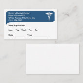 Doctor Medical Office Appointment Reminder Business Card | Zazzle