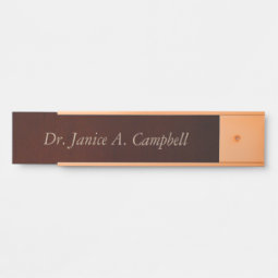Doctor name door sign | Zazzle