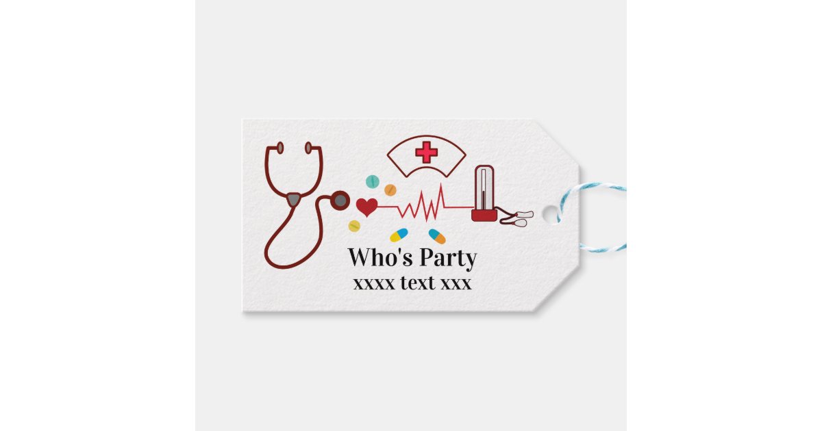 Doctor , Nursing, Medical, hospital Gift Tags | Zazzle