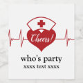 Doctor , Nursing, Medical, hospital Wine Label | Zazzle