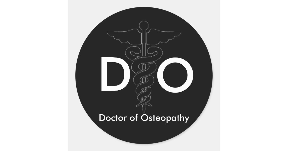 Doctor of Osteopathy Classic Round Sticker | Zazzle