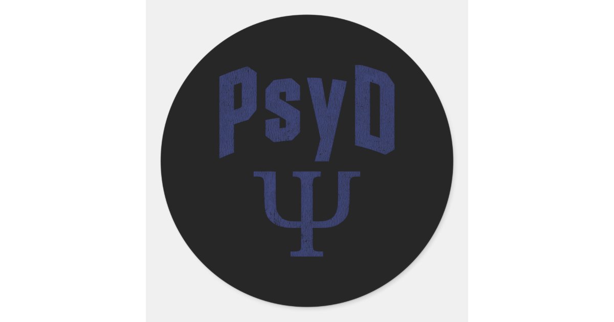 Doctor Of Psychology Psyd Student Psychologist Gra Classic Round ...