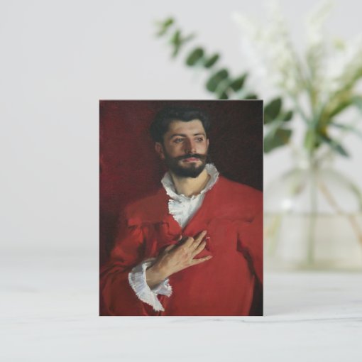 Doctor Pozzi at Home by John Singer Sargent Postcard | Zazzle