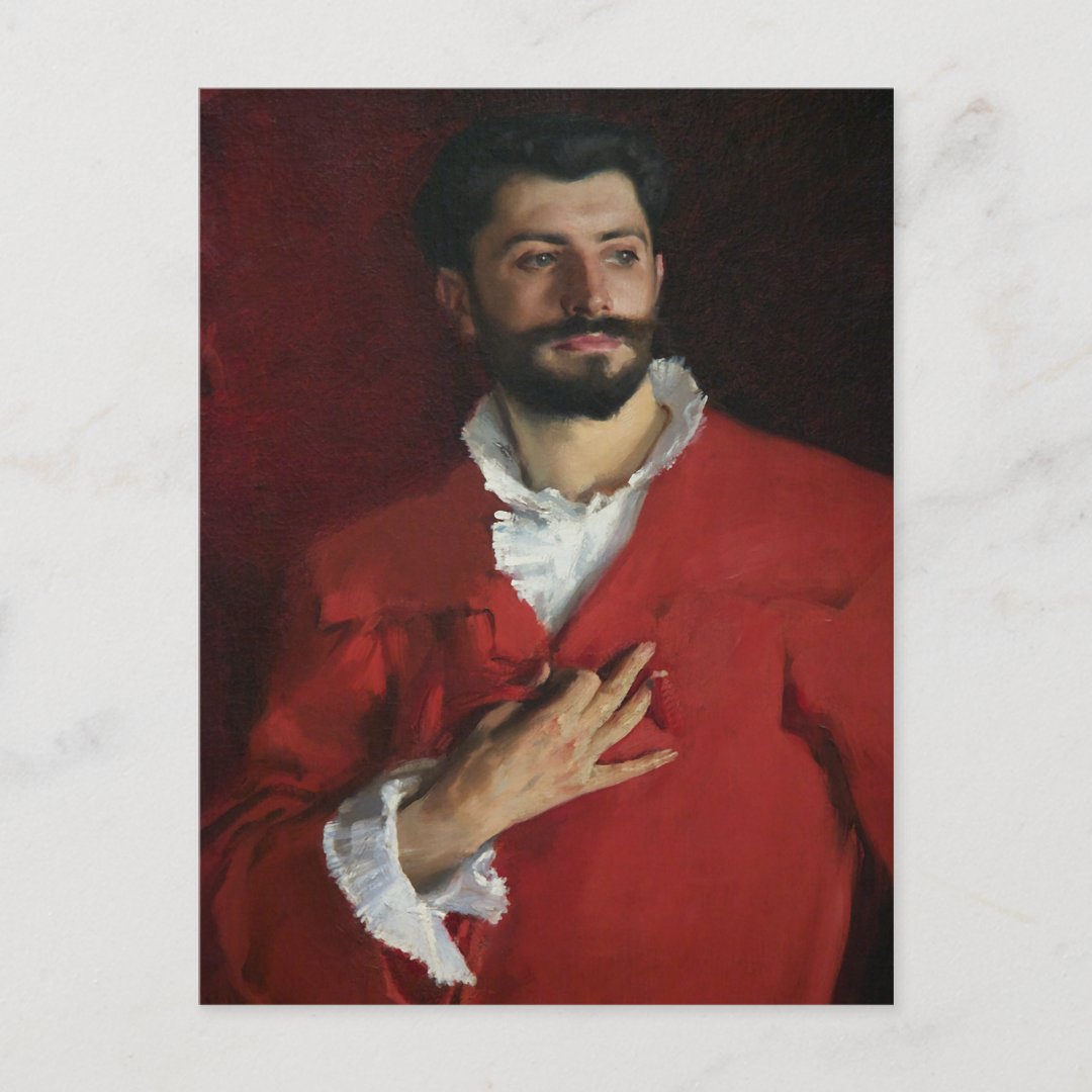 Doctor Pozzi at Home by John Singer Sargent Postcard | Zazzle