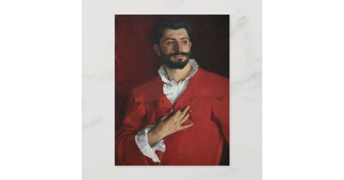 Doctor Pozzi at Home by John Singer Sargent Postcard | Zazzle