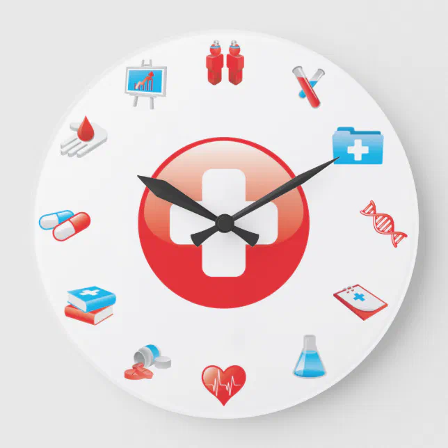 Doctor Profession Medical Office Wall Clock | Zazzle