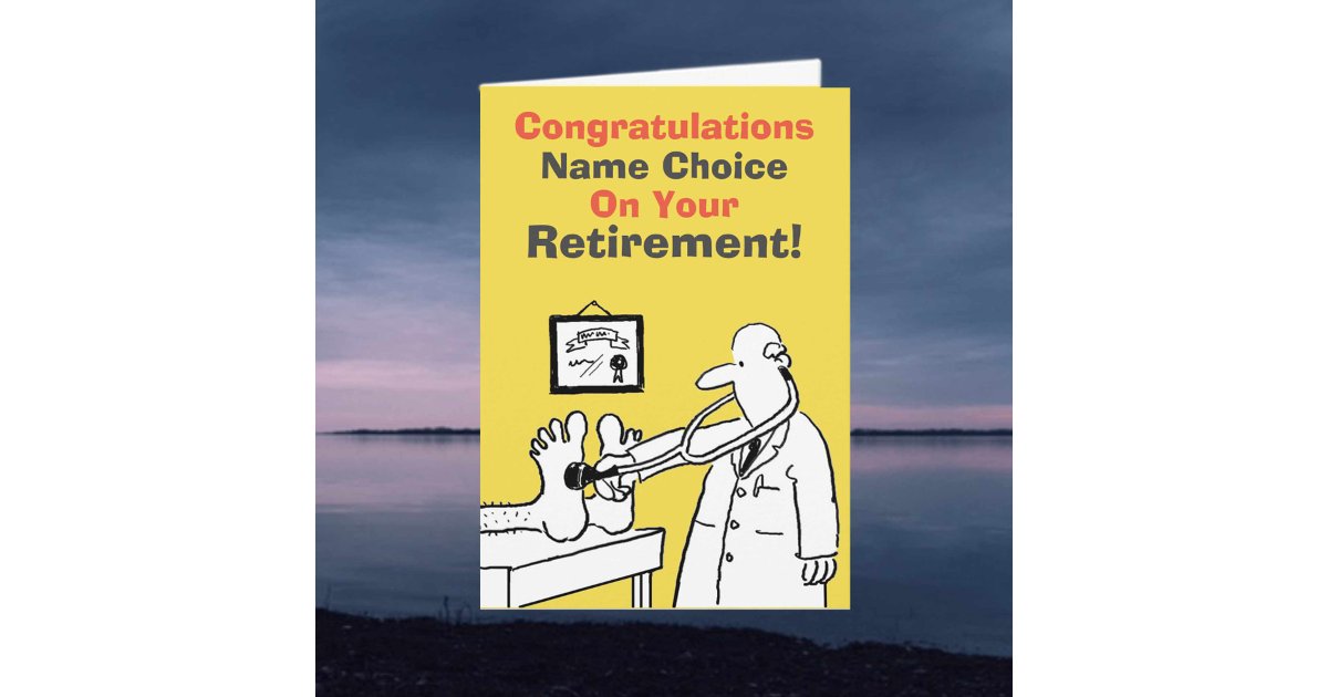 Doctor Retirement Card | Zazzle