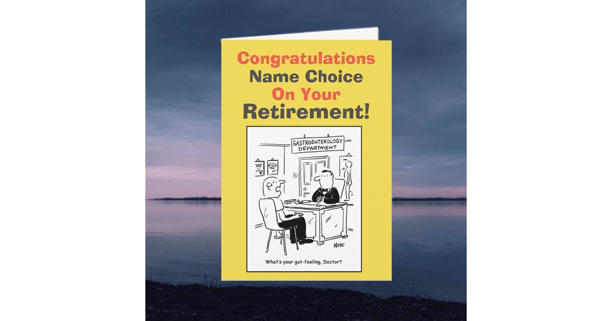 Doctor Retirement Card | Zazzle
