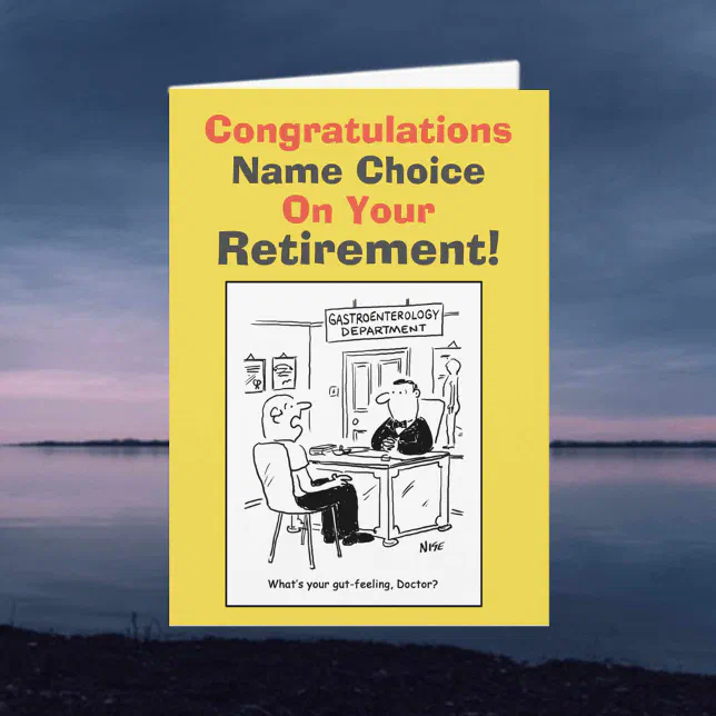 Doctor Retirement Card | Zazzle