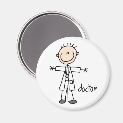Doctor Stick Figure Magnet | Zazzle