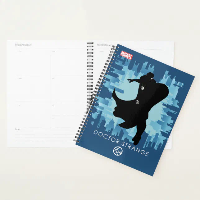 Doctor Strange Heroic Silhouette Planner | Zazzle