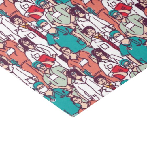 Doctor & Surgeon Pattern Tissue Paper | Zazzle