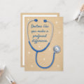 Doctor Thanks You Make a Profound Difference Card | Zazzle