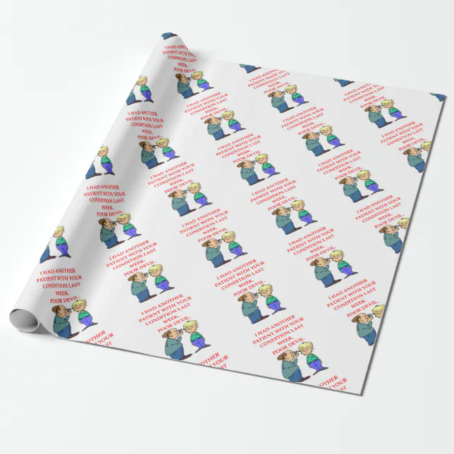 DOCTOR WRAPPING PAPER | Zazzle