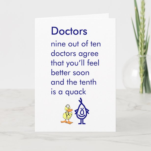 Funny Poem Get Well Cards - Well Wishes Cards | Zazzle