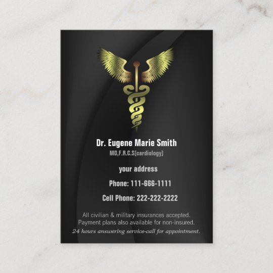 Doctors business card with appointment | Zazzle.com