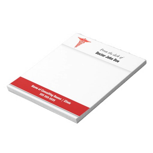 Doctors nurses prescription hospital | Personalize Notepad | Zazzle