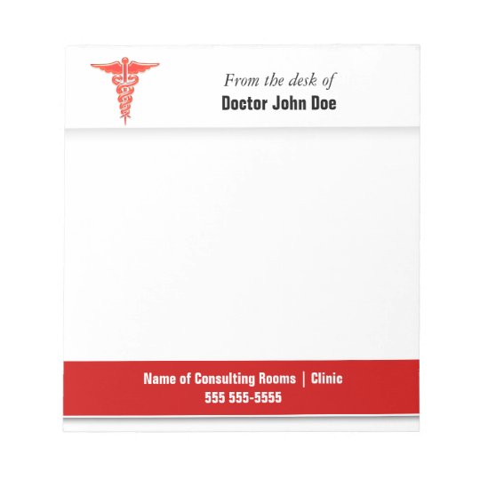 Doctors nurses prescription hospital | Personalize Notepad | Zazzle.com