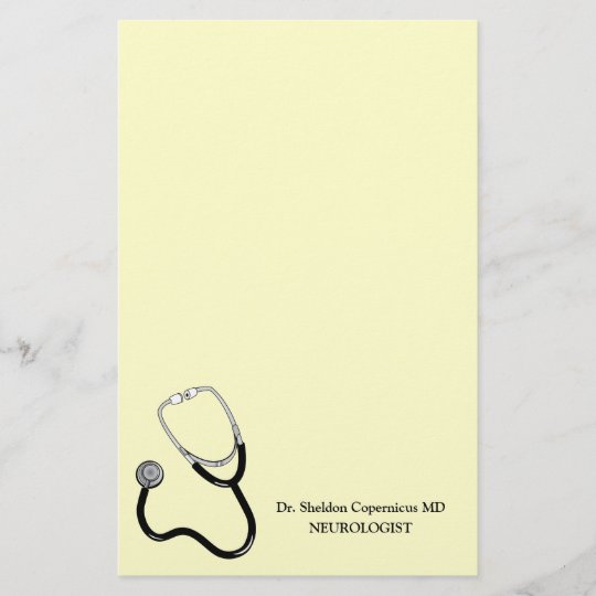 Doctor's Personal Notepad Stationery | Zazzle.com