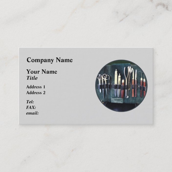 Doctors - Surgical Instruments Ci Business Card | Zazzle.com