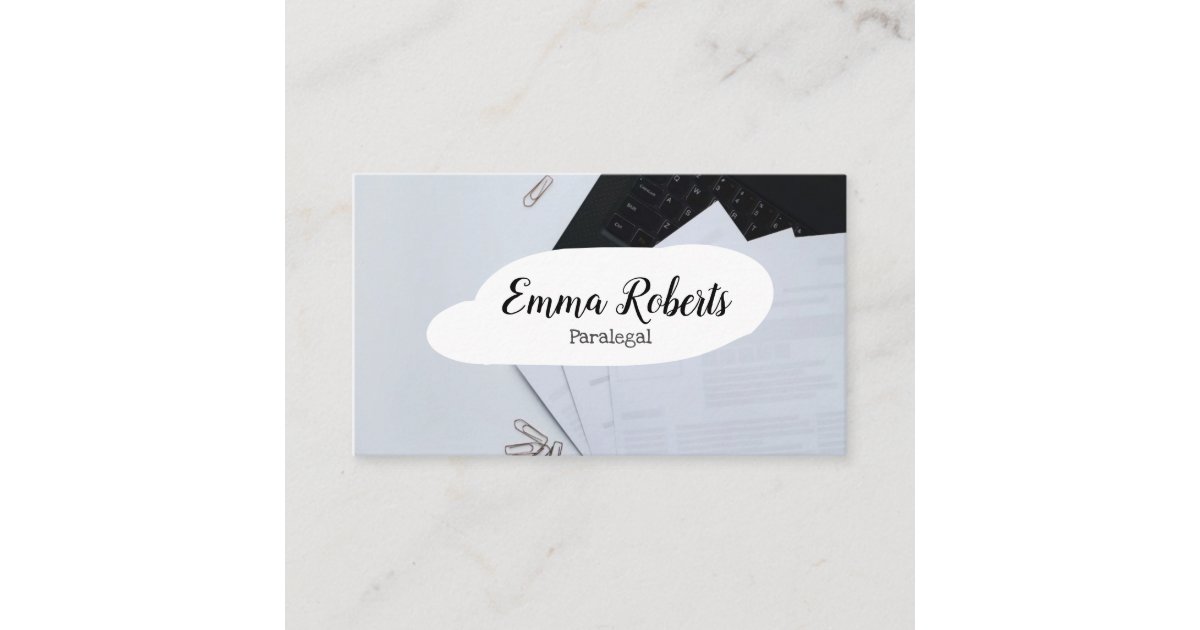 Documents Pink Law Lawyer Paralegal Business Card | Zazzle
