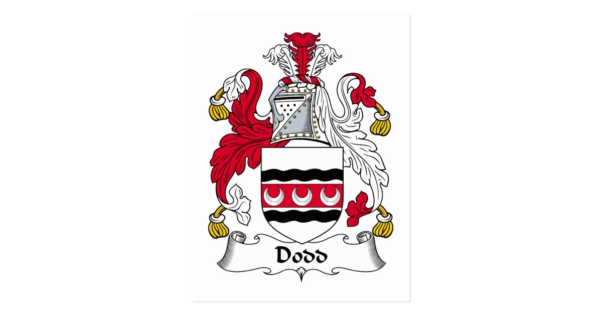 Dodd Family Crest Postcard | Zazzle.com
