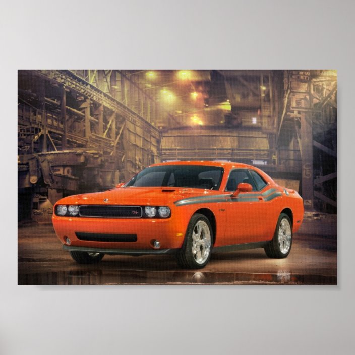 Dodge Challenger Poster | Zazzle.com