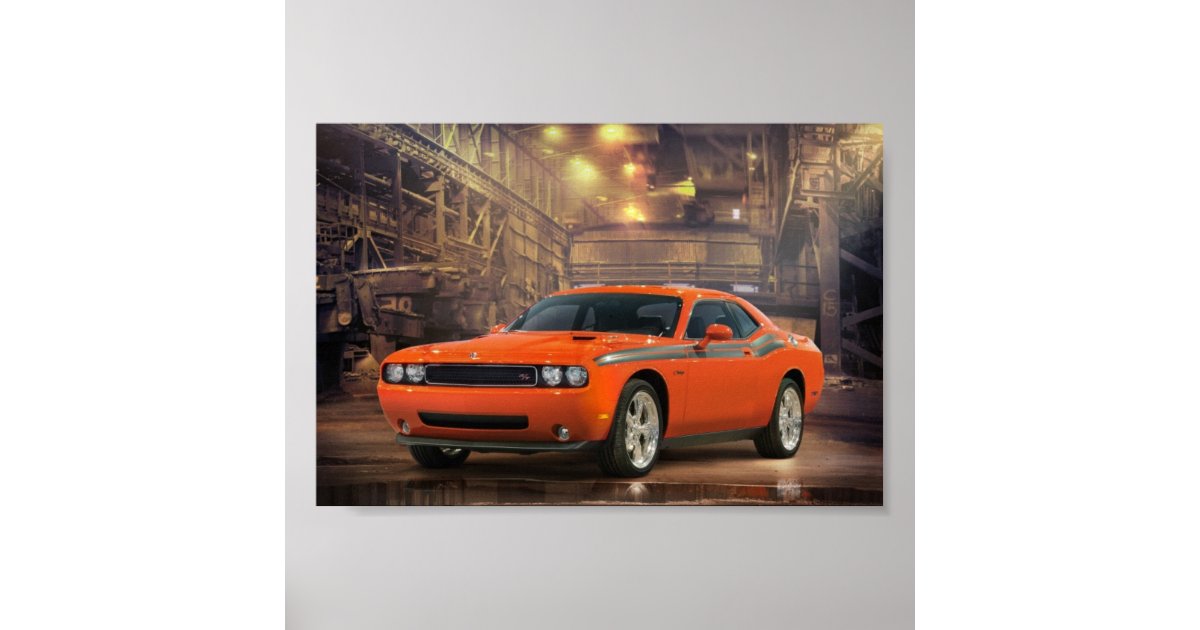 Dodge Challenger Poster | Zazzle