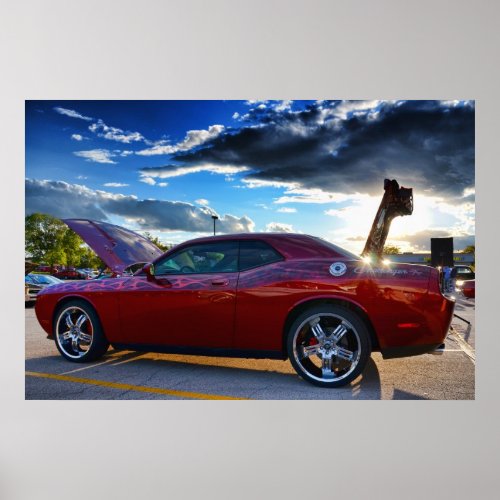 Dodge Challenger Posters, Prints, Wall Decals & more | Muscle Car Tees ...