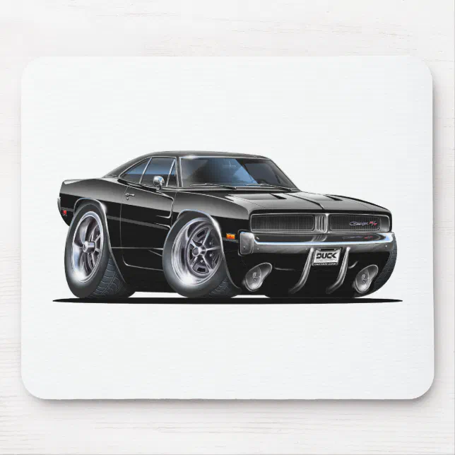 Dodge Charger Black Car Mouse Pad | Zazzle