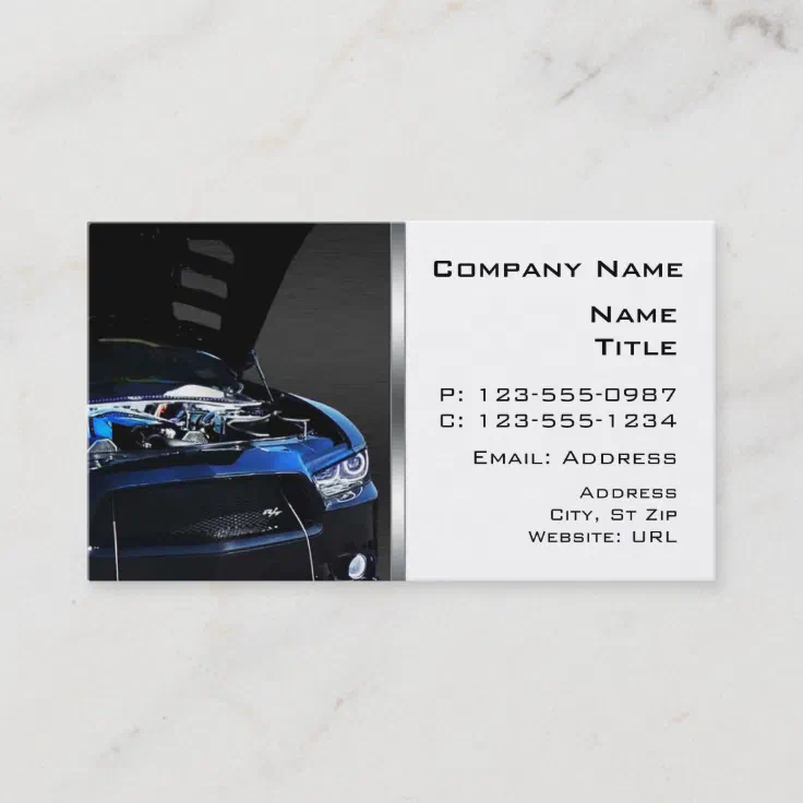 Dodge Charger Business cards | Zazzle