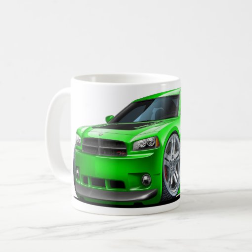 Dodge Charger Daytona Green Car Coffee Mug | Zazzle