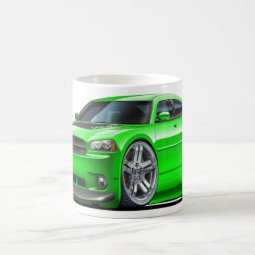 Dodge Charger Daytona Green Car Coffee Mug | Zazzle