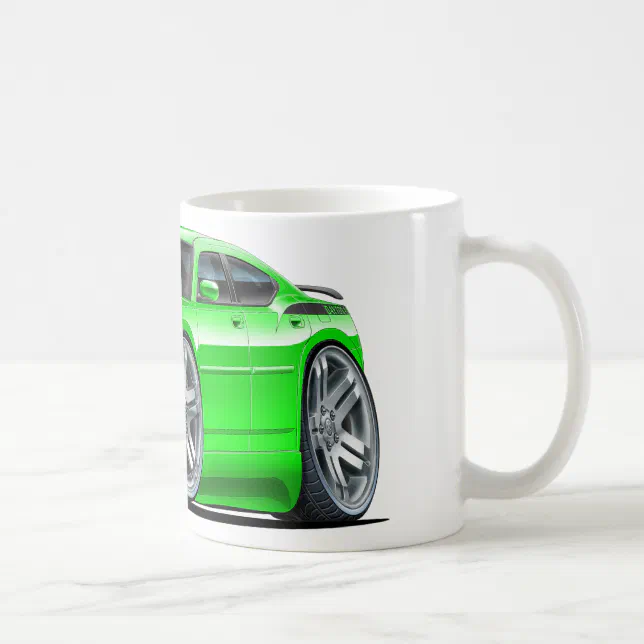 Dodge Charger Daytona Green Car Coffee Mug | Zazzle